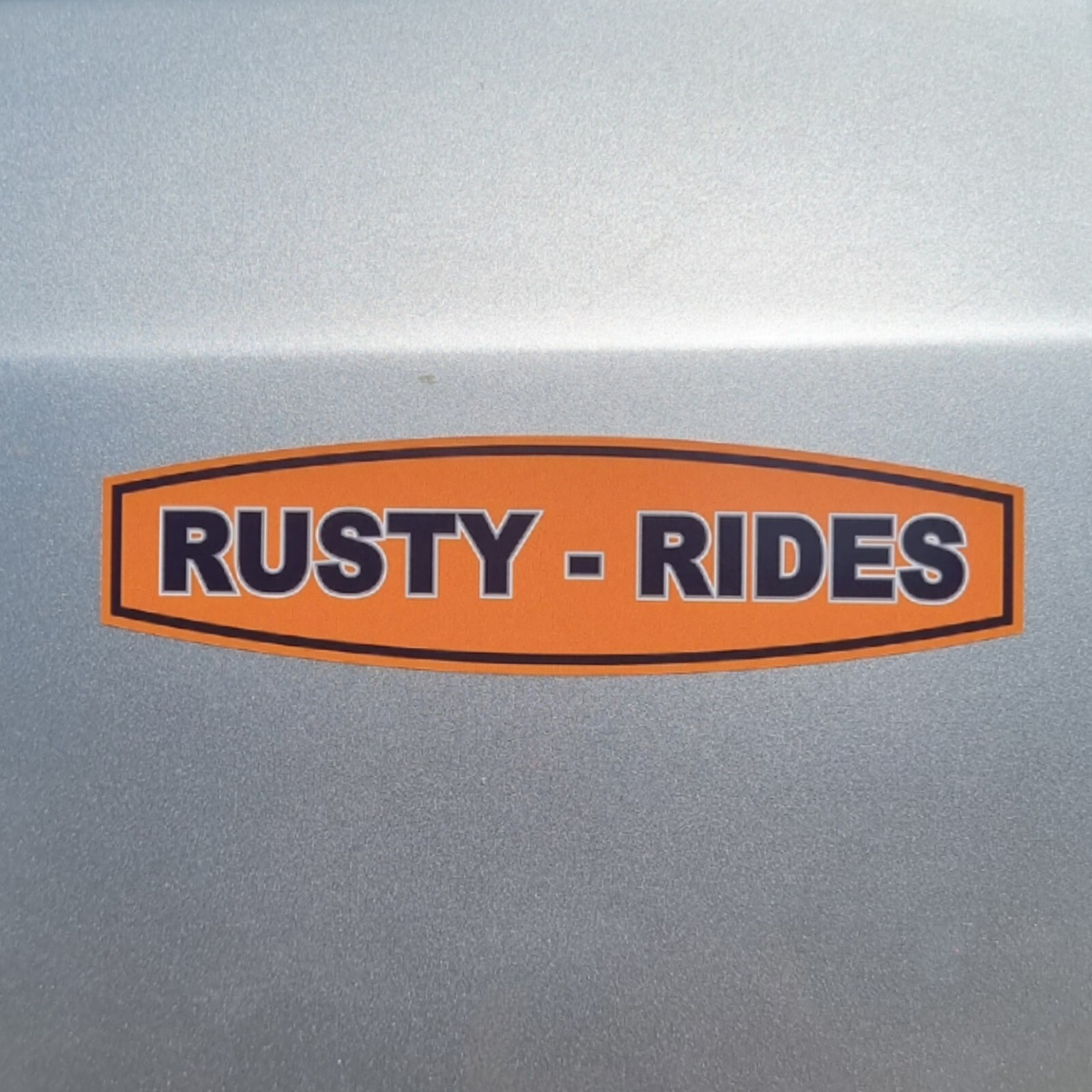 Rusty Rides Ratlook Retro Vinyl Sticker Decal For Car Van Bumper Window ...