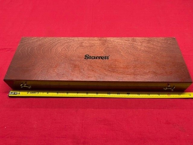 Starrett 946 Deluxe Wood Case for 12" Slide Calipers - Starrett 120, IN ...