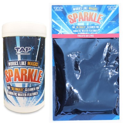 TAP Sparkle Pond Water Feature Ornament Cleaner Cleans Fountain ...