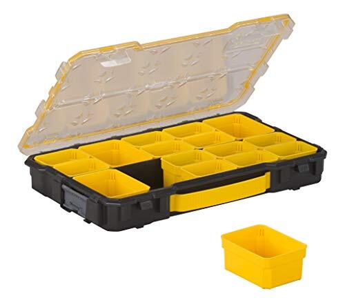 STANLEY FATMAX Pro 2/3 Shallow Stackable Storage Organiser for Small ...