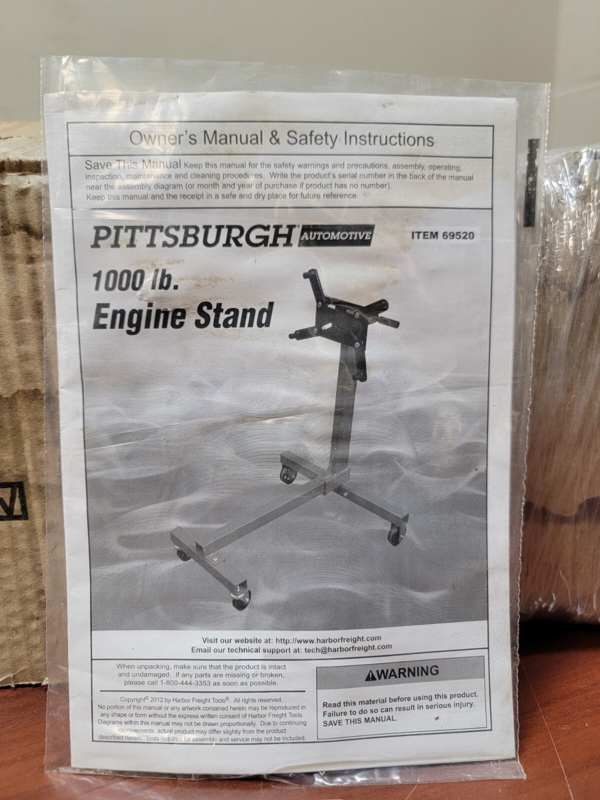 Pittsburgh Heavy Duty 1/2 Ton Engine Stand, 69520, c-x | eBay