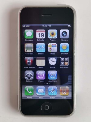 Good working Apple iPhone 1st Generation 2G 8GB iOS 3.0.1 Screen defect ...