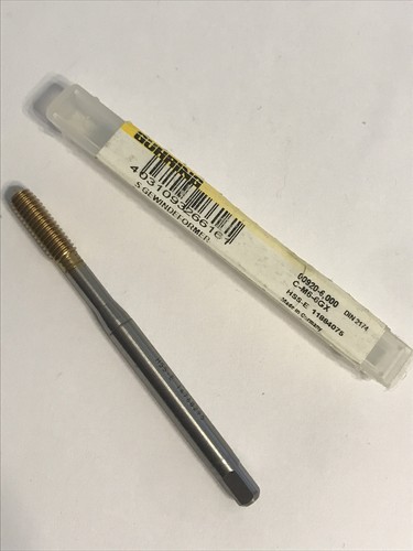 M6 Roll Tap Fluteless Coated GUHRING 00920-6.000 6GX Din2174 HSS-E VAT ...