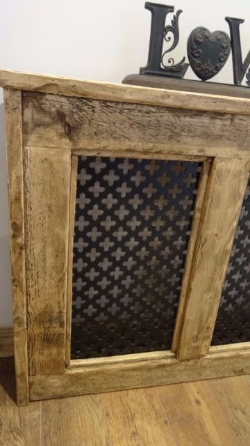 MADE TO ORDER CHUNKY RUSTIC STYLE RADIATOR COVERS - CAN BE MADE ANY ...