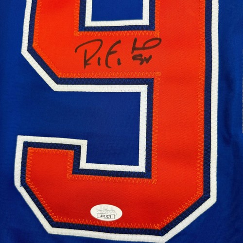 Autographed/Signed Ryan Smyth Edmonton Blue Hockey Jersey JSA COA | eBay