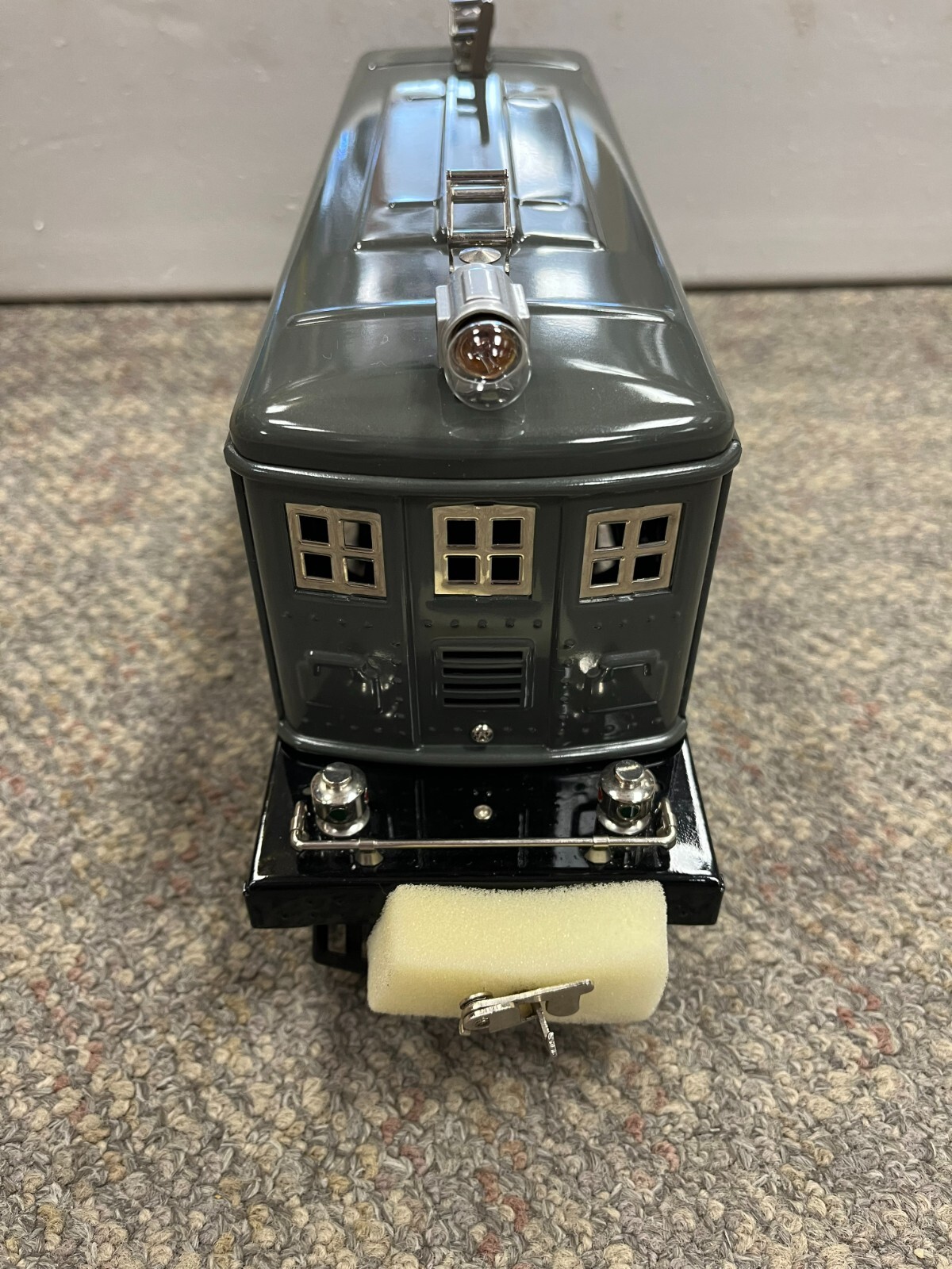 + MTH Standard Gauge Tinplate Gray w/ Nickel Trim #9E Locomotive ...