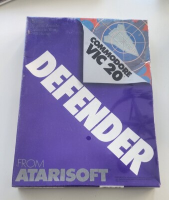 Commodore VIC 20 Defender New Original Factory Sealed in Box Vintage ...