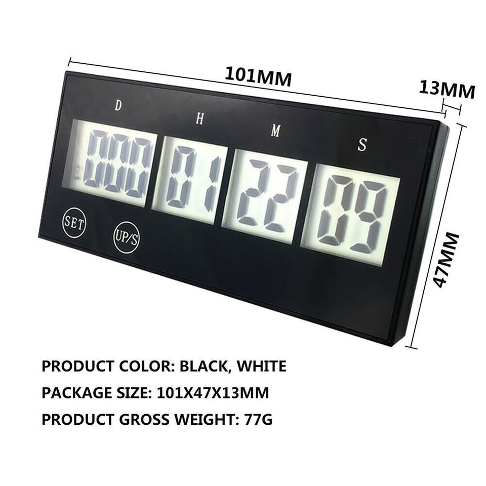 Timer Electronic Digital Timer Target Countdown Timer 999 Days ...