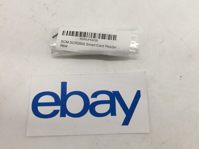 NEW SCM Microsystems USB SCR3500 SMART CARD READER FREE S/H | eBay