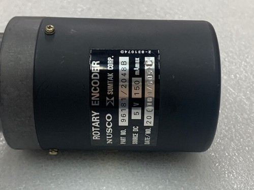 Nusco Sumtak Corp Rotary Encoder 96181/2048B DC5V 150mA Used Good ...