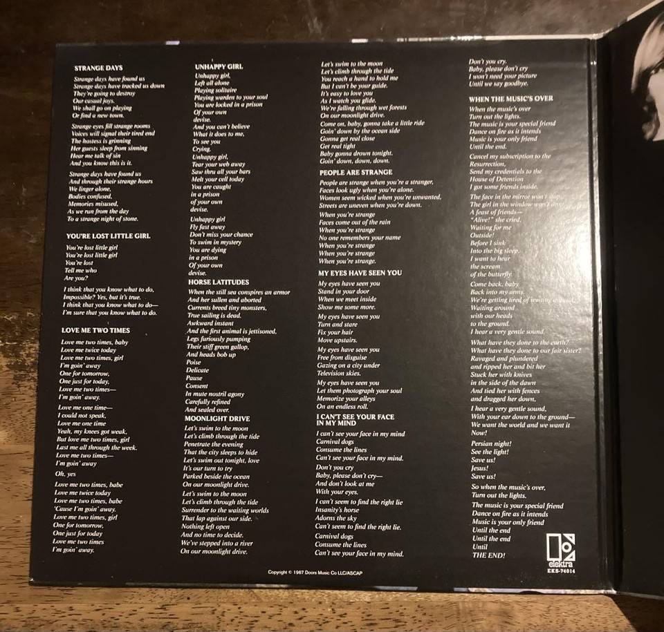 Ultimate high quality sound 45 rotations 2LP THE DOORS Strange | eBay