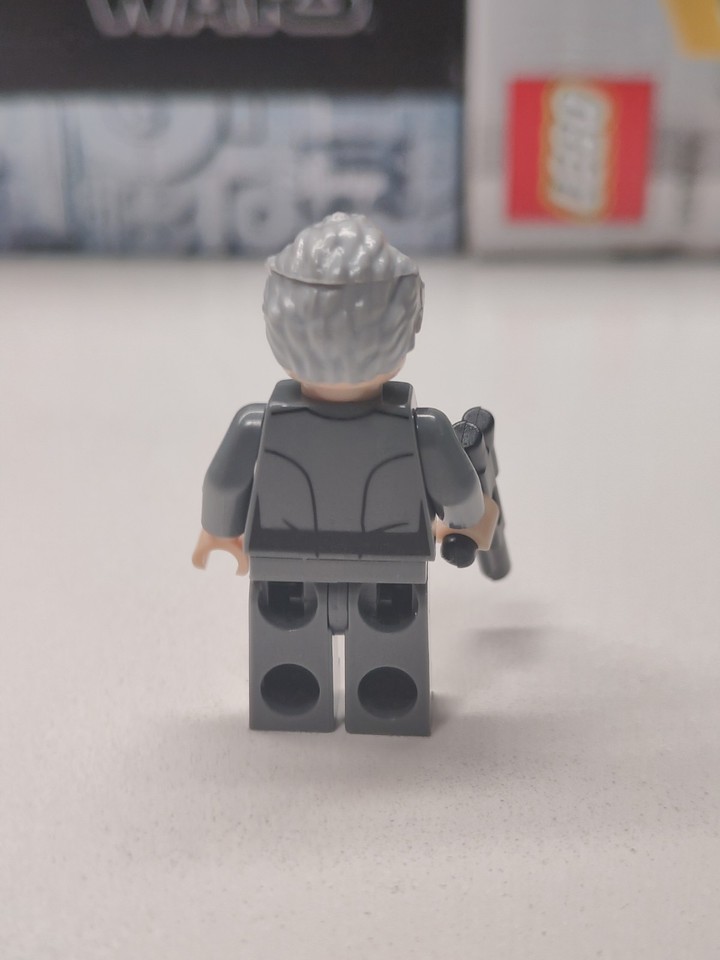 NEW Star Wars Grand Moff Tarkin Gray Custom Lego Minifigure 75159 Death ...