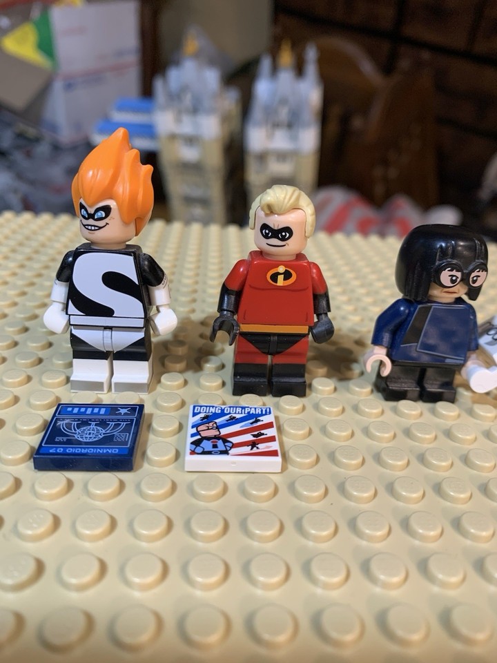 LEGO Incredibles Disney Collectible Mini - Mr Incredible, Syndrome ...