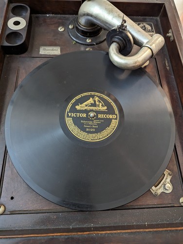 Victor 78 RPM 12" Sousa's Band Minuet Paderewski 31120 Original 1904 ...
