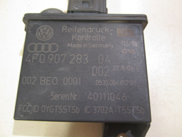 4F0907283 Audi A6 C6 4F Avant Tire Pressure Sensor Module 4F0 907 283 ...