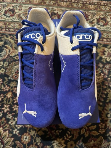 Puma Future Cat Og Sparco Blue Sneakers Shoes 307936-02 Men's Size 6.5 ...