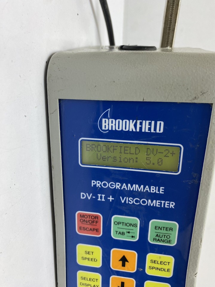 BROOKFIELD Programmable DV-II + Viscometer , Model: RVDVII+ | eBay