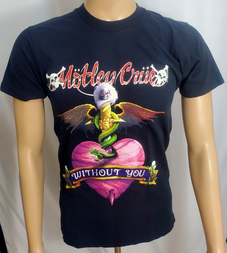 VTG. Motley Crüe T-Shirt SZ.L Single Stitch Crüe Fans Are the Best F ...
