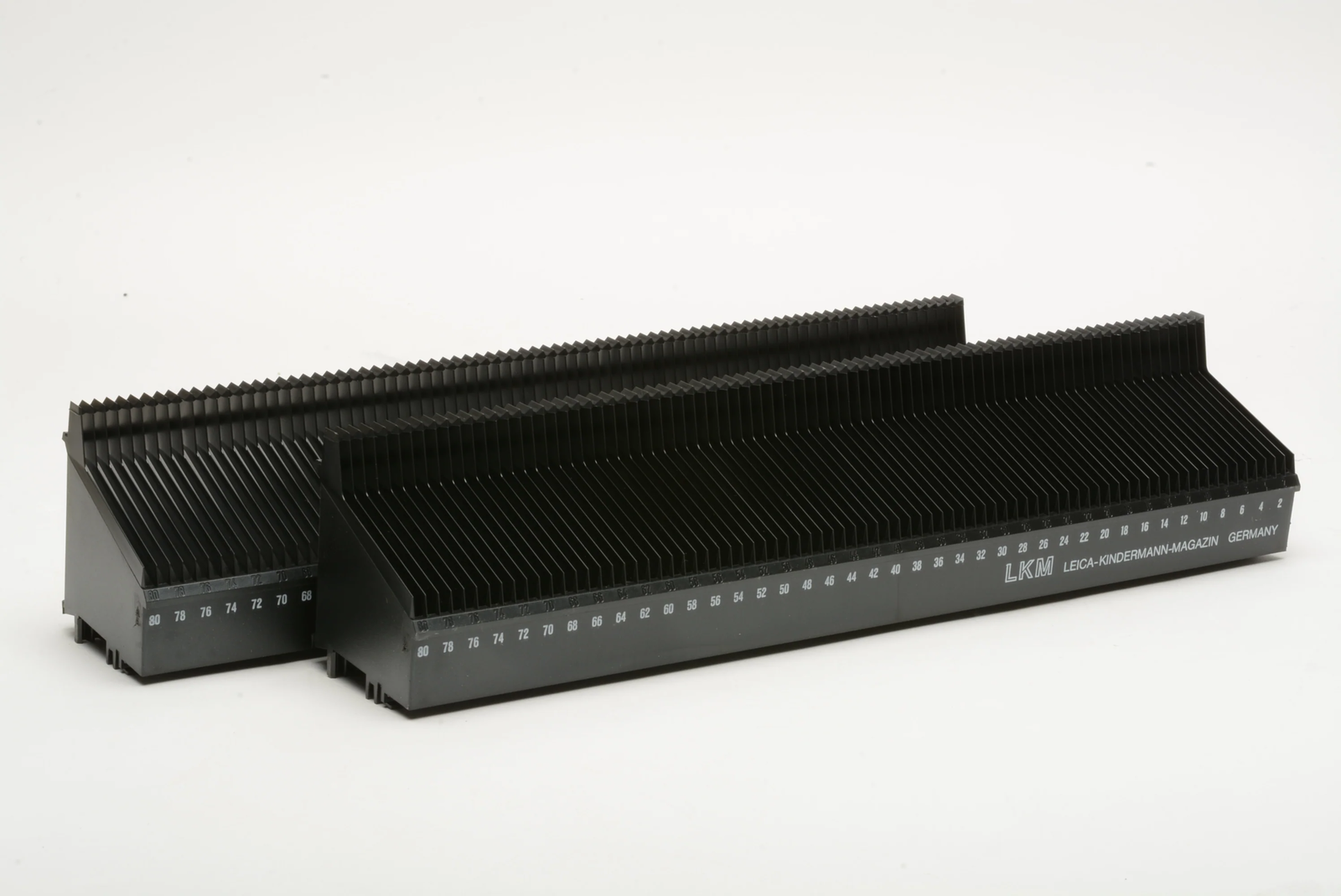 4X (8X trays) Leica Kindermann LKM 2x80 35mm Slides trays with storage ...