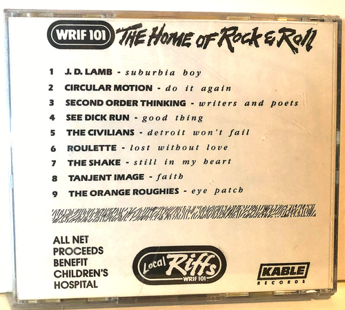 Hard to Find ! Various - Local Riffs CD WRIF 101.1, Kabel Records, 1988 ...