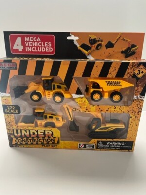 4 mega vehicles Under construction Play Set | eBay