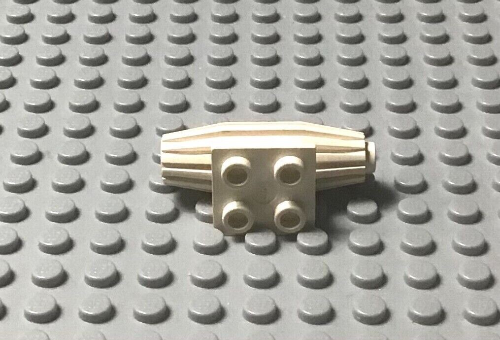 LEGO 1 White JET ENGINE wi/ Strakes 2x2 Thin Top Plate Part 4229 Set ...