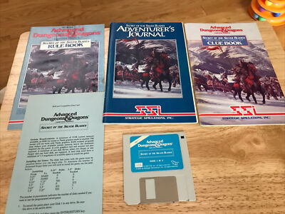 ADVANCED DUNGEONS AND DRAGONS SECRET OF THE SILVER BLADE IBM PC ...