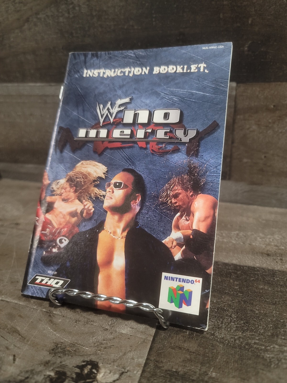 N64 WWF No Mercy Nintendo 64 Manual Only WWE | eBay