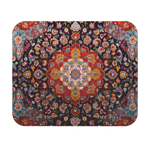 Oriental Persian Rug Mouse Pad - Vintage Carpet Pattern, Non-Slip Base ...