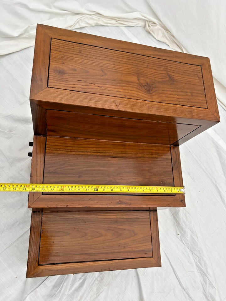 Japanese Kaidan Tansu Step Chest cabinet Two pass through drawers Hand ...