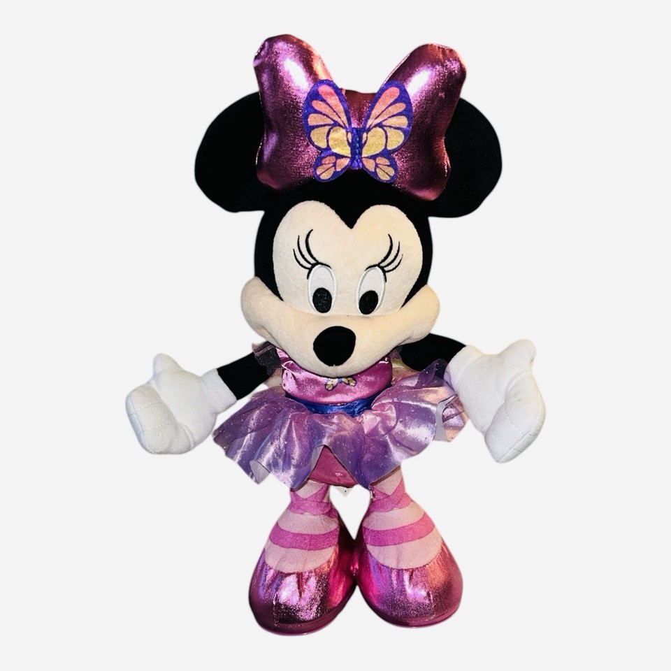 Disney Junior Minnie Mouse Sing & Dance Butterfly Ballerina Toy Lights ...