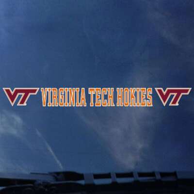 Virginia Tech Hokies Automotive Transfer Decal Strip | eBay