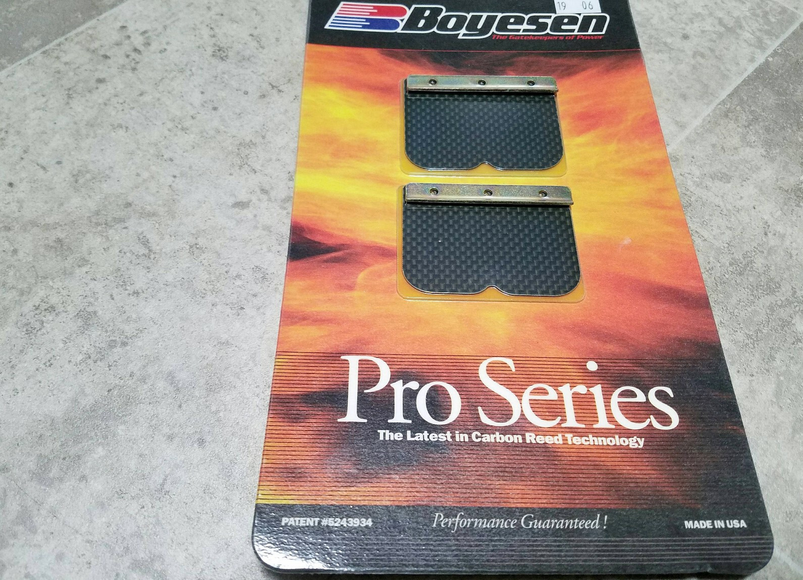 BOYESEN PSR Pro Series DUAL STAGE CARBON FIBER Reeds for a RAD VALVE p ...