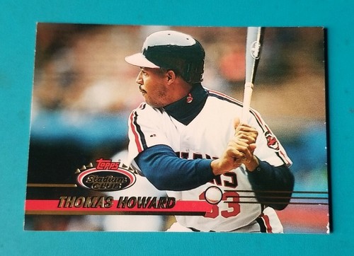 1993 Topps Stadium Club Baseball #515 Thomas Howard - Cleveland Indians ...