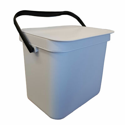 8L LARGE CARAVAN / MOTORHOME REMOVEABLE CUPBOARD DOOR WASTE BIN with ...