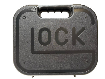 GLOCK PERFECTION PLASTIC CLAMSHELL FACTORY OEM GUN CASE BOX BLACK ...