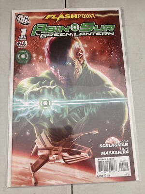 Flashpoint Abin Sur The Green Lantern #1 2nd Printing VF/NM Schlagman ...