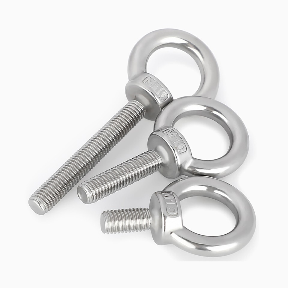 M3 M4 M5 M6 M8 M10 M12 - M24 LIFTING EYE BOLTS METRIC THREAD A2 ...
