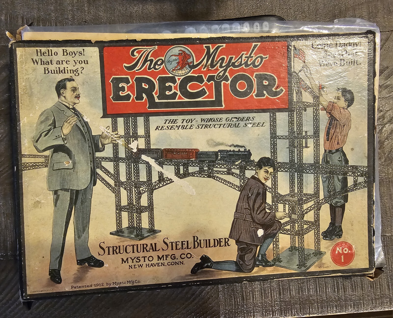 The Mysto Erector Set AC Gilbert 1914 | eBay