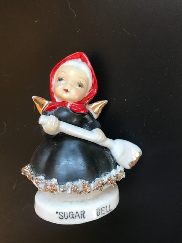 MID-CENTURY SUGAR BELL LITTLE GIRL BELL FIGURINE | eBay