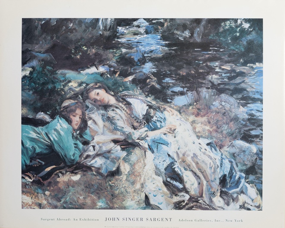 John Singer Sargent, Le Ruisseau, Affiche Montée Sur Foamcore | eBay