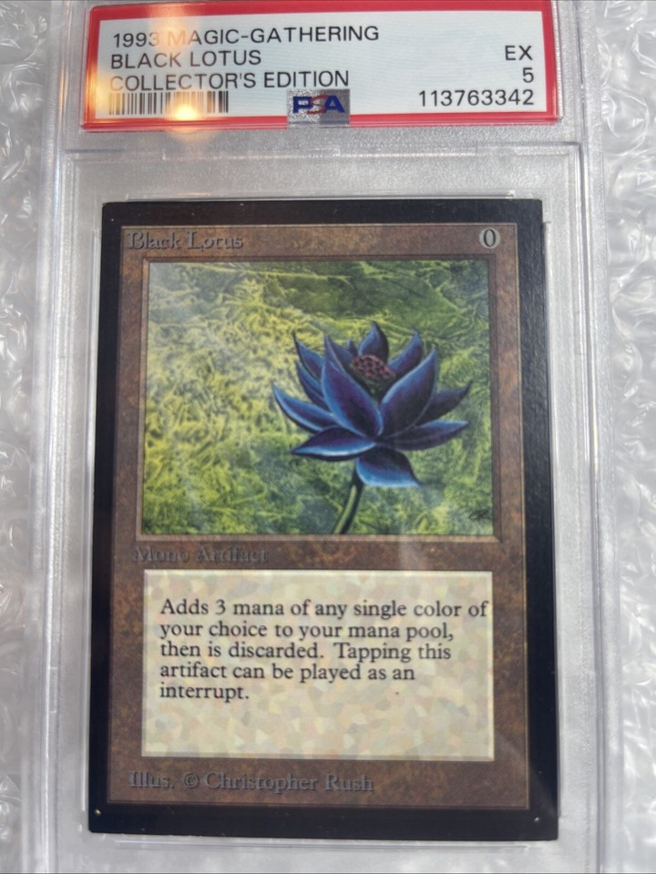 1993 MAGIC THE GATHERING COLLECTOR'S EDITION BLACK LOTUS PSA 5 | eBay