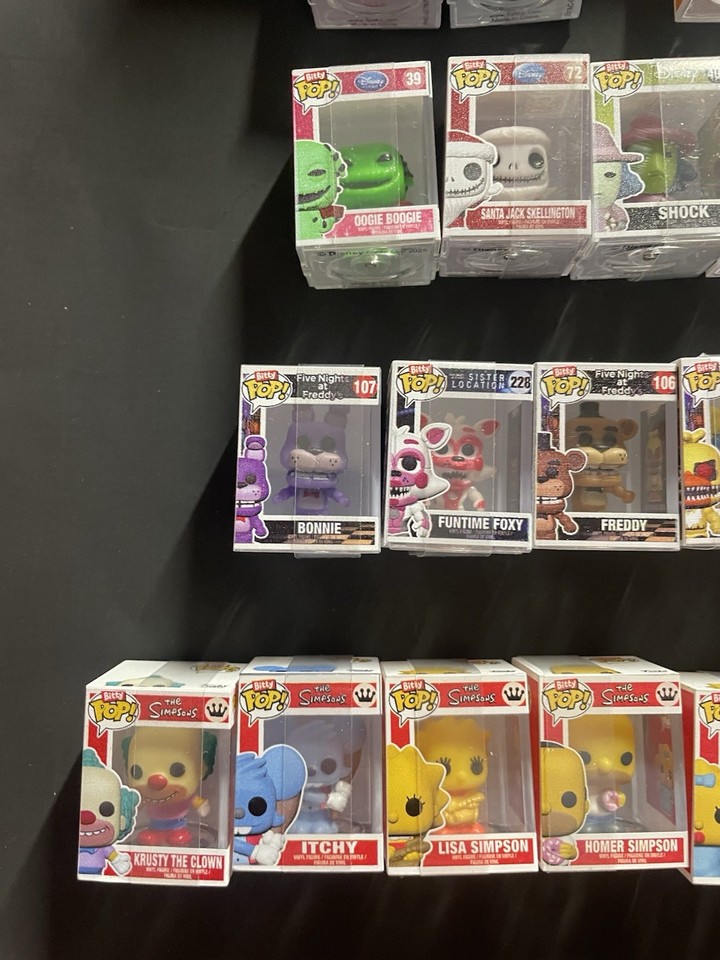 20 Funko Bitty Pops Friday Night At Freddys Simpsons Nightmare Before ...