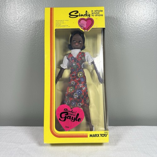 1978 Marx Gayle Doll Sindys Friend Gayle African American Doll w/ BOX ...