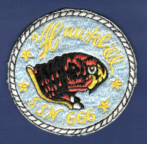USS HAWKBILL SSN-666 Nuclear-Powered Submarine Patch | eBay