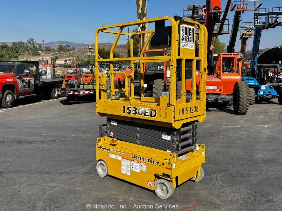 2020 GMG 1530-ED 15 ft Electric Scissor Lift Man Aerial Platform 24v ...