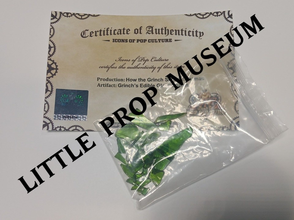 The Grinch 2000 Movie Prop - Grinch's Glass shard - Screen Used Prop ...