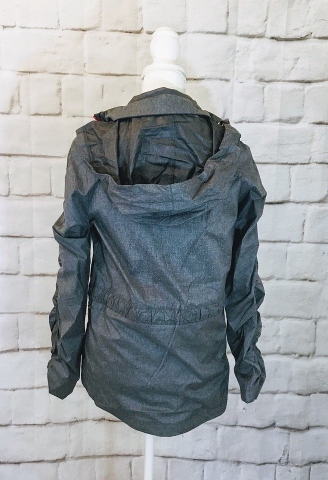 Nwt Fabletics Women's Gray Water-Resistant, Ripstop Fabric Danielle ...