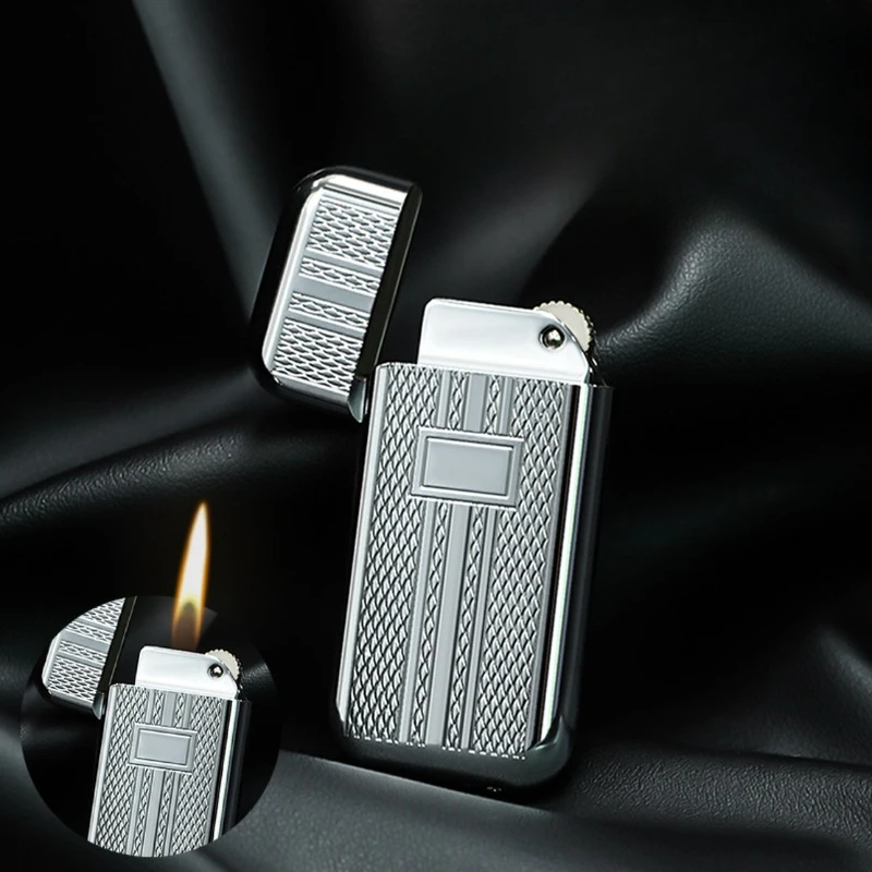 Exquisite Pattern Men's Small Gift Mini Ultra Thin Lighter | eBay