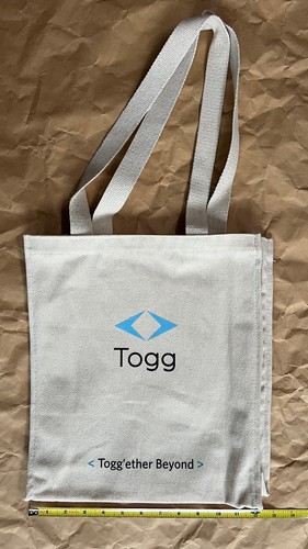 Togg Automotive reusable canvas shopping bag, NEW | eBay